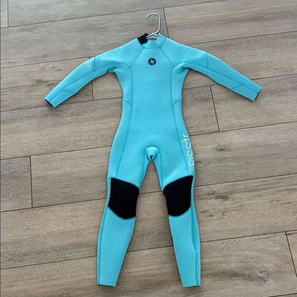 Swim | Aqua Fullbody Wetsuit With Black Accents | Poshmark
